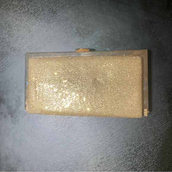 Expressions NYC | Bags | Expressions Nyc Gold Sparkle Clutch | Poshmark